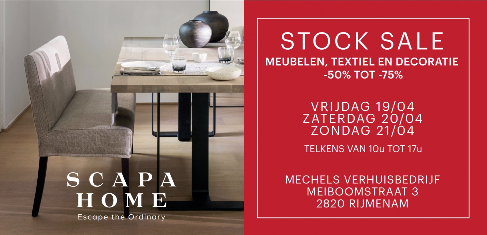 Scapa Home Stockverkoop